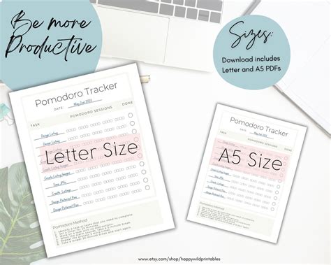Pomodoro Task Tracker Printable Printable Pomodoro Worksheet