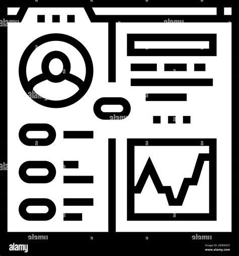 Persona Ux Ui Design Line Icon Vector Illustration Stock Vector Image And Art Alamy