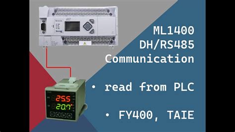 Micro Logix Rs485 Communication Youtube