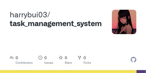 Github Harrybui Task Management System