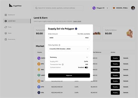 LENDING APP DEFI WEB 3 0 On Behance