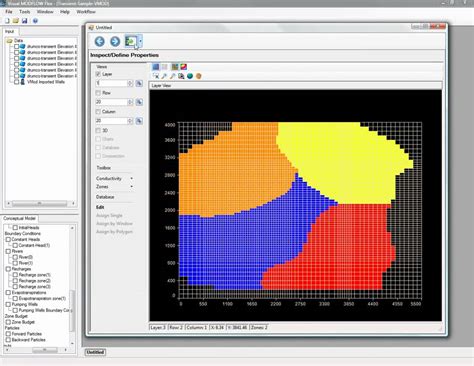 Visual Modflow Flex 지하수 모델링 소프트웨어 프로젝트 불러오기 Youtube