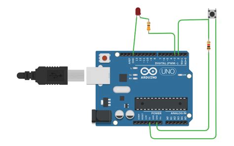 Circuit Design Encenderledsimple Tinkercad