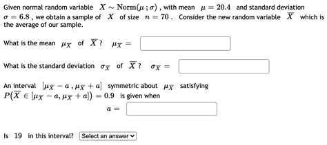 Solved Given Normal Random Variable X ~ Normu 0 With
