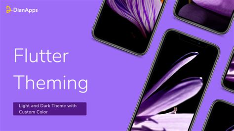 Flutter Theming Light And Dark Theme With Custom Color