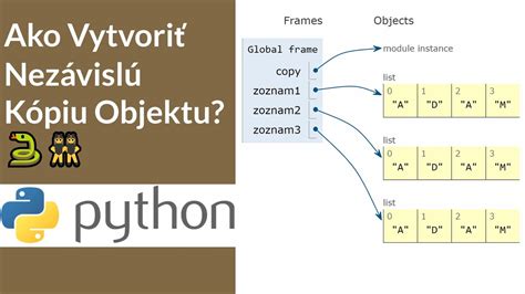Online Kurz Python Oop Ako Vytvoriť Úplne Nezávislú Kópiu Objektu V