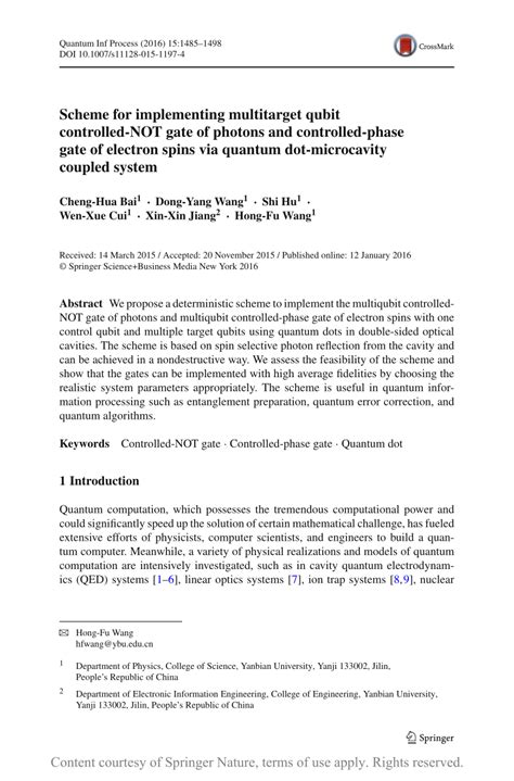 scheme for implementing multitarget qubit controlled not gate of