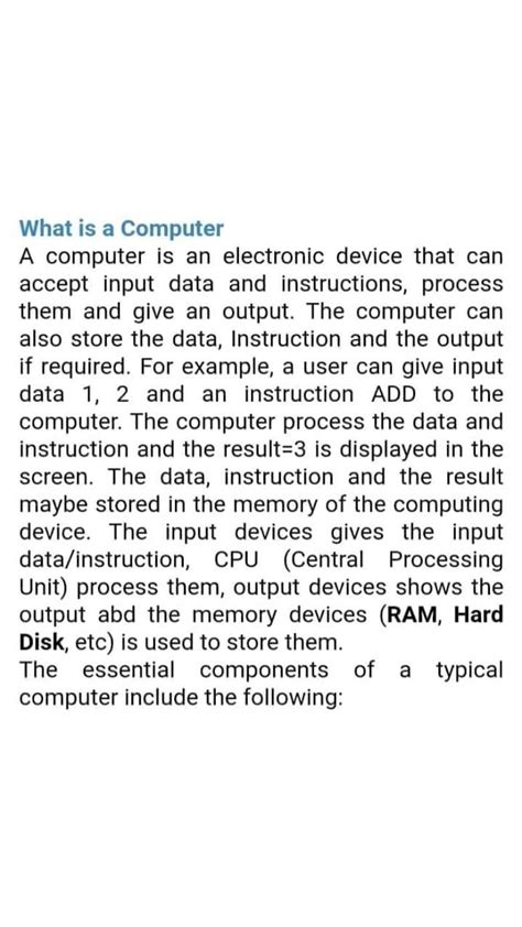 Computer And Basic Questions And Answers Artofit