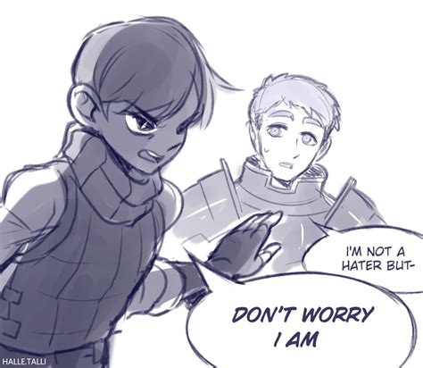 Laios Touden And Chilchuck Tims Dungeon Meshi Drawn By Halletalli Danbooru