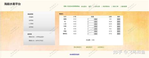 Jsp海能水果商店平台源码(带数据库) 知乎 Jsp海能水果商店平台源码(带数据库) 知乎