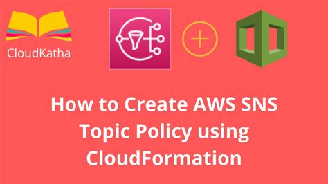 how to create aws sns topic policy using cloudformation cloudkatha