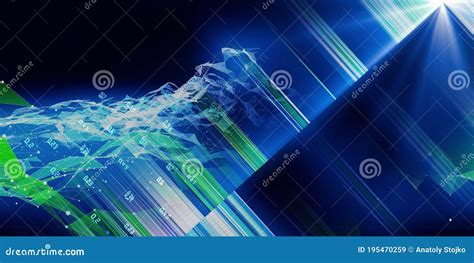 Abstract Polygonal Background Artificial Intelligence Data Analytics