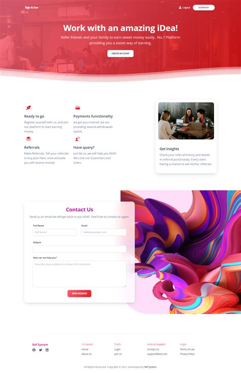 Refer And Earn Php Script By Deluxescript Crekode