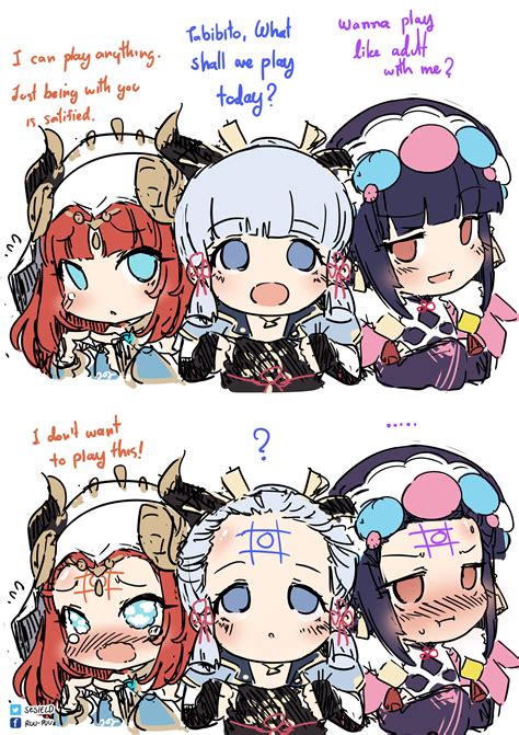 Genshin Impact Comics Nilou Genshin Impact Ayaka Genshin