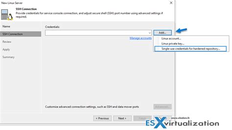 Hardened Backup Repository On Linux Distro Veeam Setup Esx Virtualization