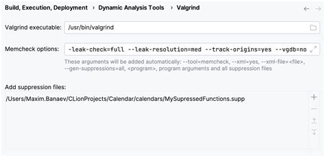 Valgrind Memcheck Clion Documentation