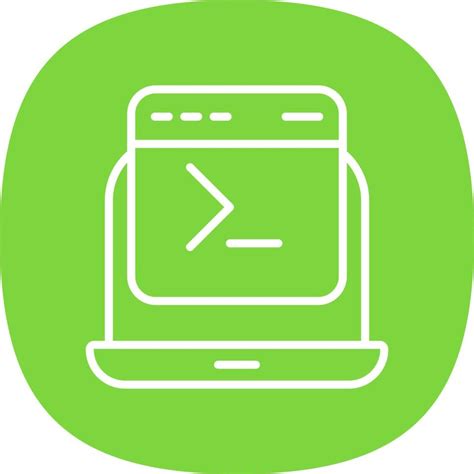 Command Line Vector Icon Design 15813576 Vector Art At Vecteezy