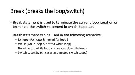Solution C Jump Statement Visual Studio Studypool