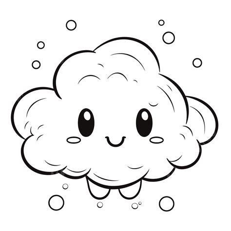 Printable Cloud Coloring Pages Smile Cloud Png Clipart Full Size Images And Photos Finder