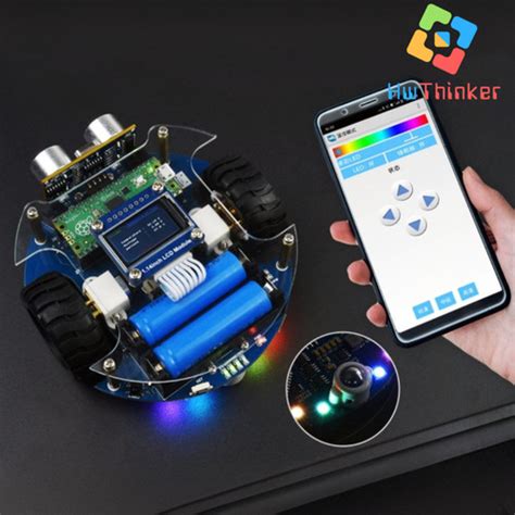 Jual Waveshare PicoGo Mobile Robot For Raspberry Pi Pico Raspi Pico