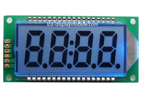 White Blue Led 4 Digit 7 Segment Display Tn Metal Pin For Health Equipment