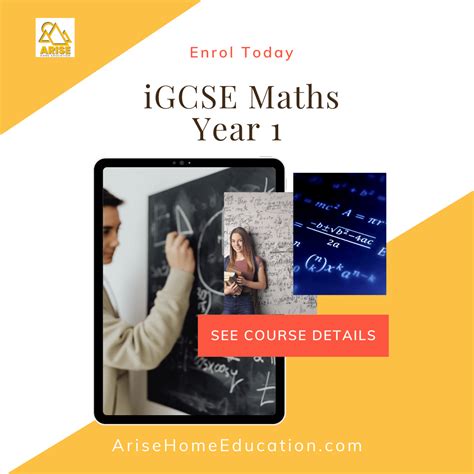 Igcse Maths Year 1 Arise Home Education