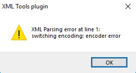 Encoding Notepad XML Tools Plugin Parsing Encoder Error For Windows Stack Overflow