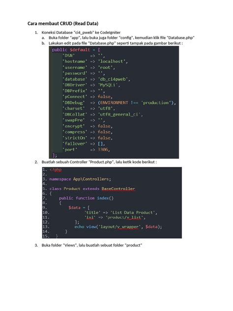 Cara Membuat Crud Tampil Data Pdf