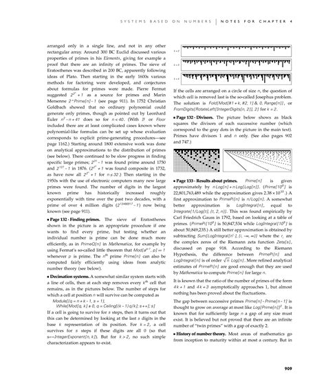 Notes For The Sequence Of Primes A New Kind Of Science Online By Stephen Wolfram [page 909]
