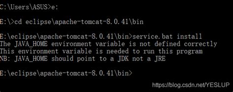 Tomcat服务器遇到的一系列问题this Environment Variable Is Needed To Run This Pr Csdn博客