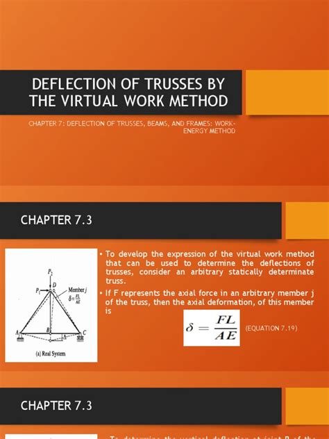 Deflection Of Trusses By The Virtual Work Method Pdf Truss Beam