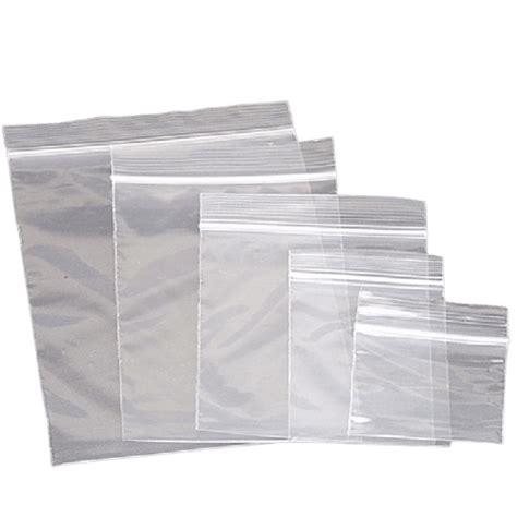 Bolsa Ziploc Vacía Bolsas Ziplockk Selladas Al Vacío De Polietileno