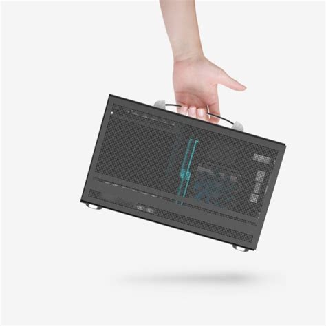 Jual Pccooler Mini I Pro Mesh Itx Case For Pc Riser Vertical Gpu Tanpa Riser Shopee