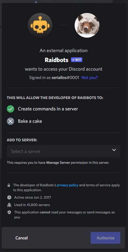 invite the raidbots discord bot into my server raidbots support
