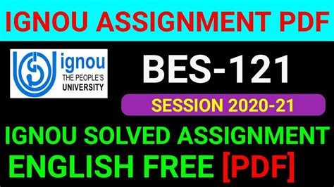 Bes 121 Solved Assignment 2021 Bes 121 Solved Assignment 2020 21 In English Bes 121 Assignment