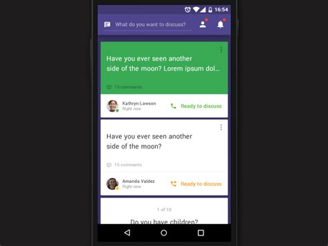 card feed android by andrew astract on dribbble