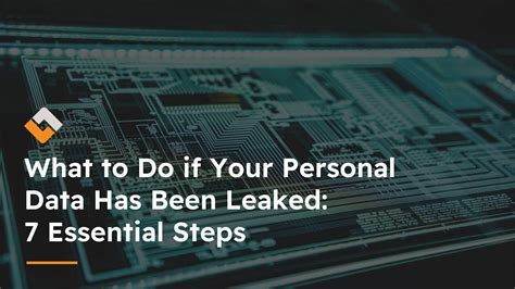 What To Do If Your Personal Data Has Been Leaked 7 Essential Steps Equipfin