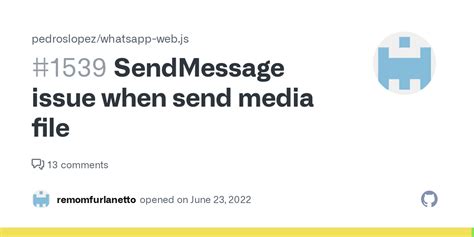 Sendmessage Issue When Send Media File · Issue 1539 · Pedroslopez