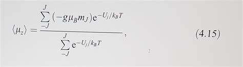 4 5 Obtain The Form Of The Brillouin Function Given
