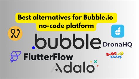 What Are Best Alternatives For Bubble Io No Code Platform BlogSaays