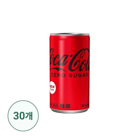 코카 콜라 제로 190ml X 30캔 상품상세 Cj더마켓 Cj제일제당 공식몰