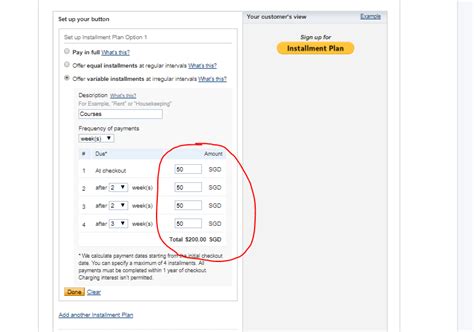 Php Custom Variable For Paypal Installment Plan Stack Overflow