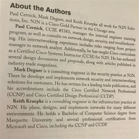 Cisco Ip Routing Handbook By Paul Cernick Mark Degner