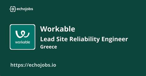 Workable Is Hiring Lead Site Reliability Engineer Greece Go Gcp