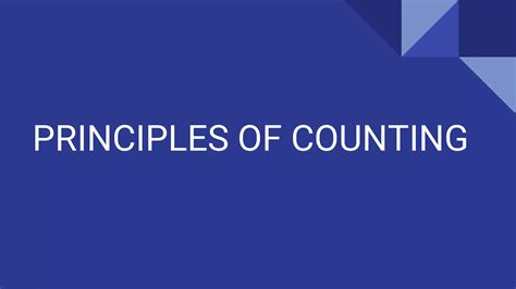 Principles Of Counting Pptx Principles Of Counting Pptx