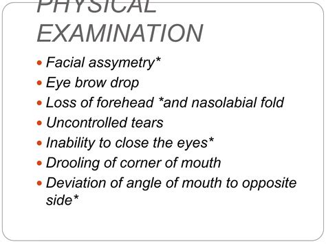 Tests Of Facial Nerve Pptx