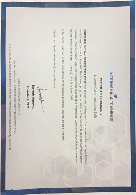 aastha jain on linkedin business communication internship