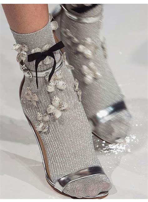 Trendy Party Socks For Spring Stylist Socks Bling Socks Outfit