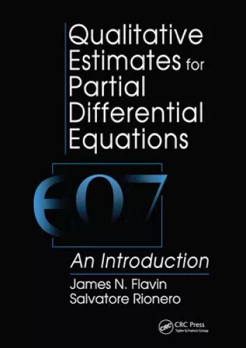 Qualitative Estimates For Partial Differential Equations An