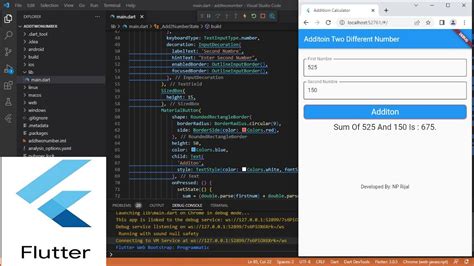Flutter Tutorials How To Adding Two Numbers In Flutter Simple Android App Tutorial Nepali